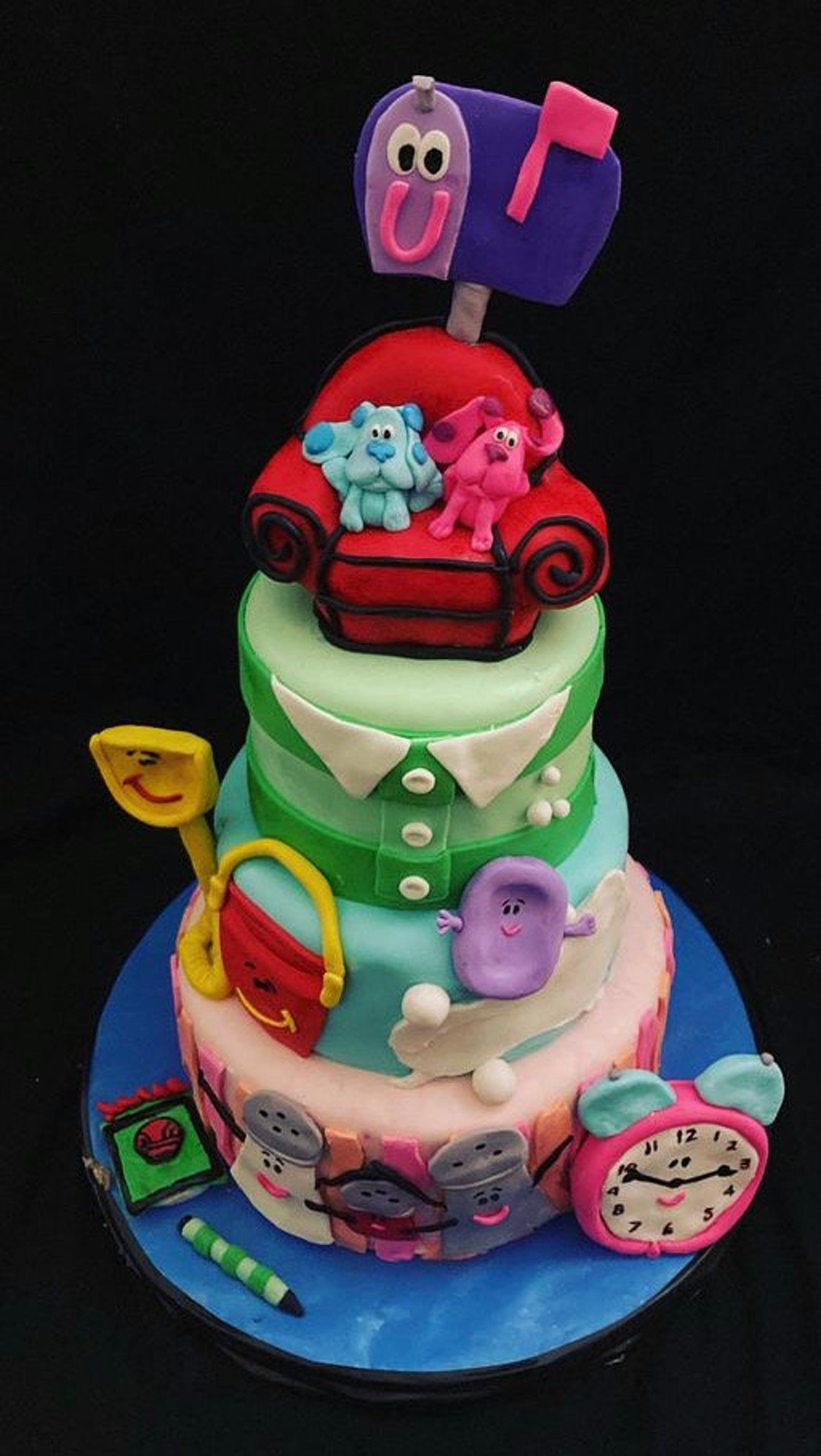 Blues Clues Cake - Etsy