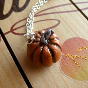 Handmade Pumpkin Necklace/fall Jewelry - Etsy