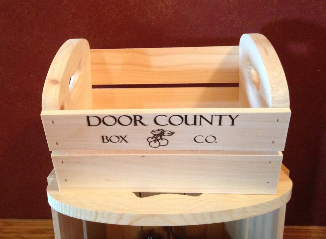 Door County Box Co. Pine Crate - Etsy
