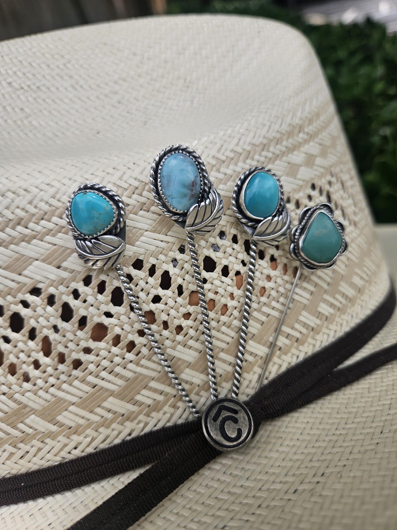 Cowboy Hat Pins - Sterling Silver - Etsy