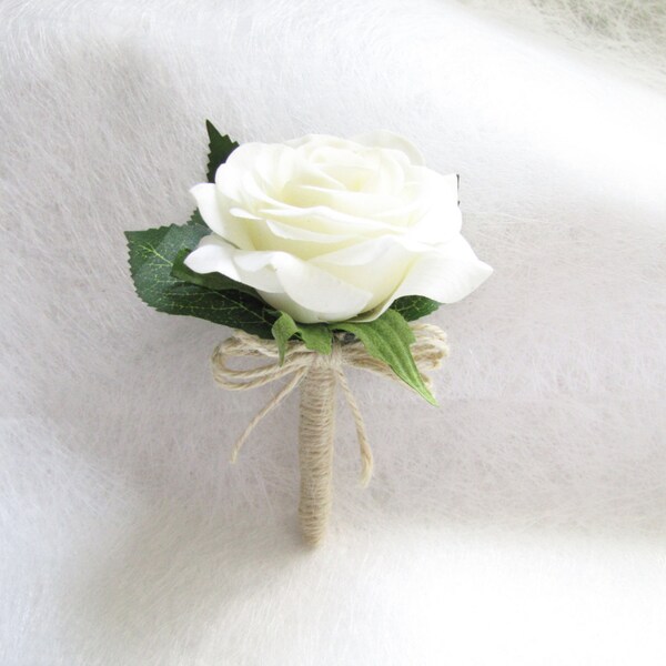 White Rose Corsage - Etsy