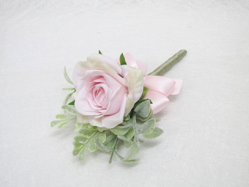 Light Pink Rose Corsage, Light Pink Rose Boutonnieres, Pink Rose ...