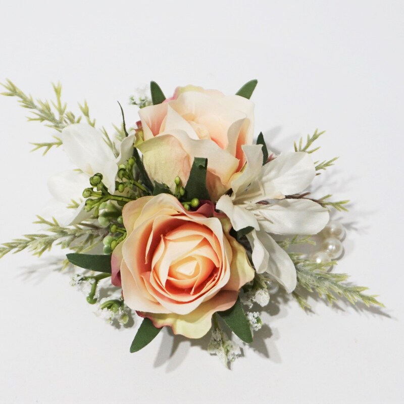 Pink Rose Corsage - Etsy