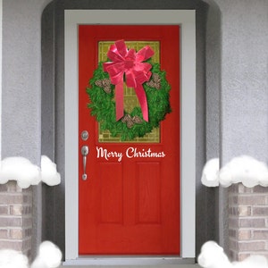 Merry Christmas Decal Decor - Wall Word - Merry Christmas Vinyl ...