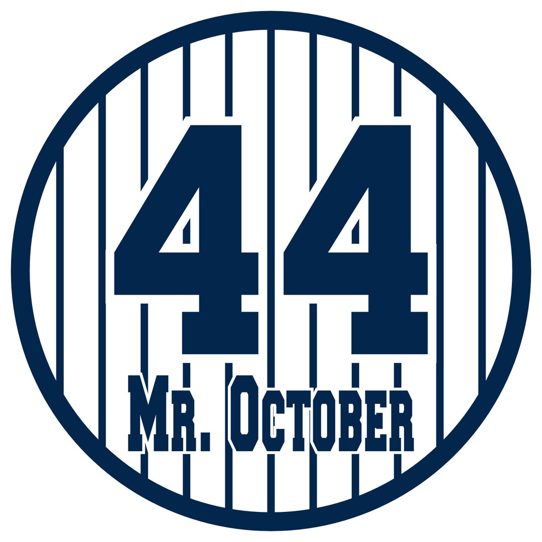 Reggie Jackson Sticker New York Yankees Number Decal Mr October FREE ...