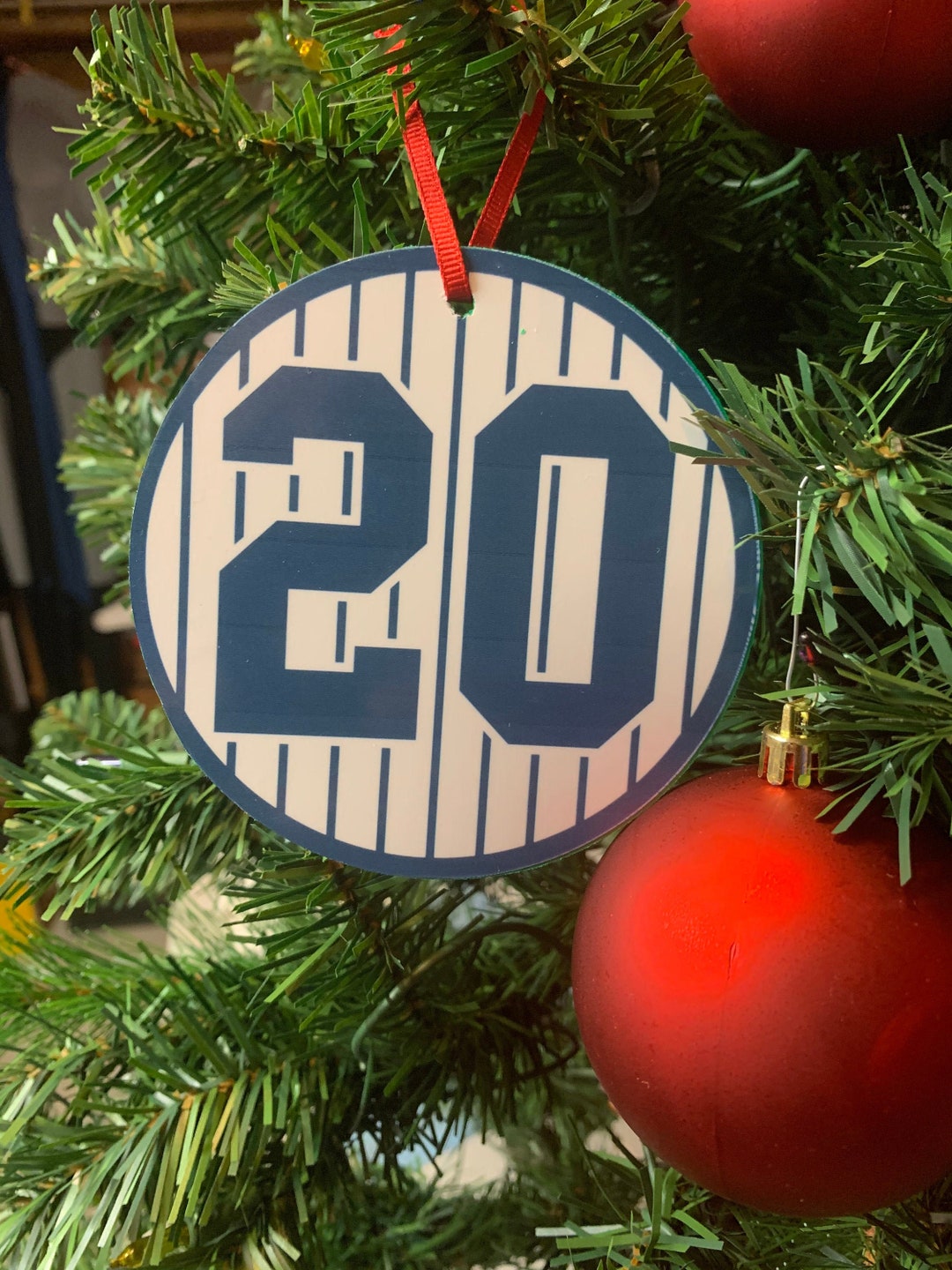 NY Yankees Christmas Ornament Jorge Posada FREE Shipping - Etsy