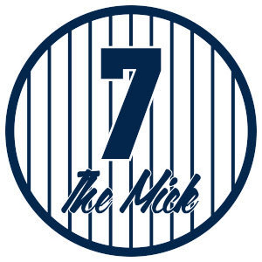 Mickey Mantle Sticker New York Yankees Number Decal the Mick FREE ...