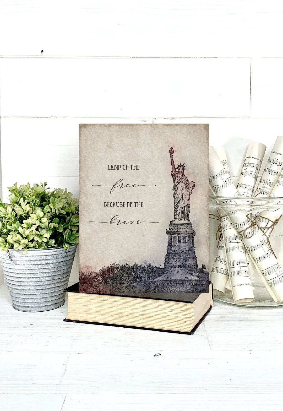 Patriotic Art Print, Ready to Frame - Etsy
