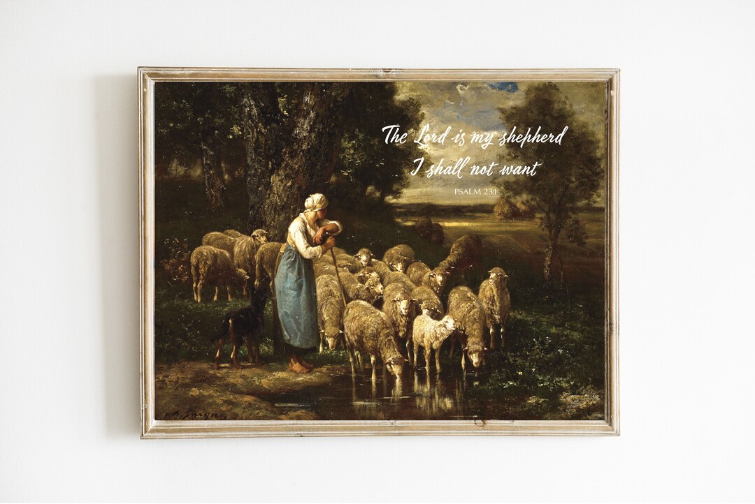 Vintage Shepherd Print Ready to Frame - Etsy