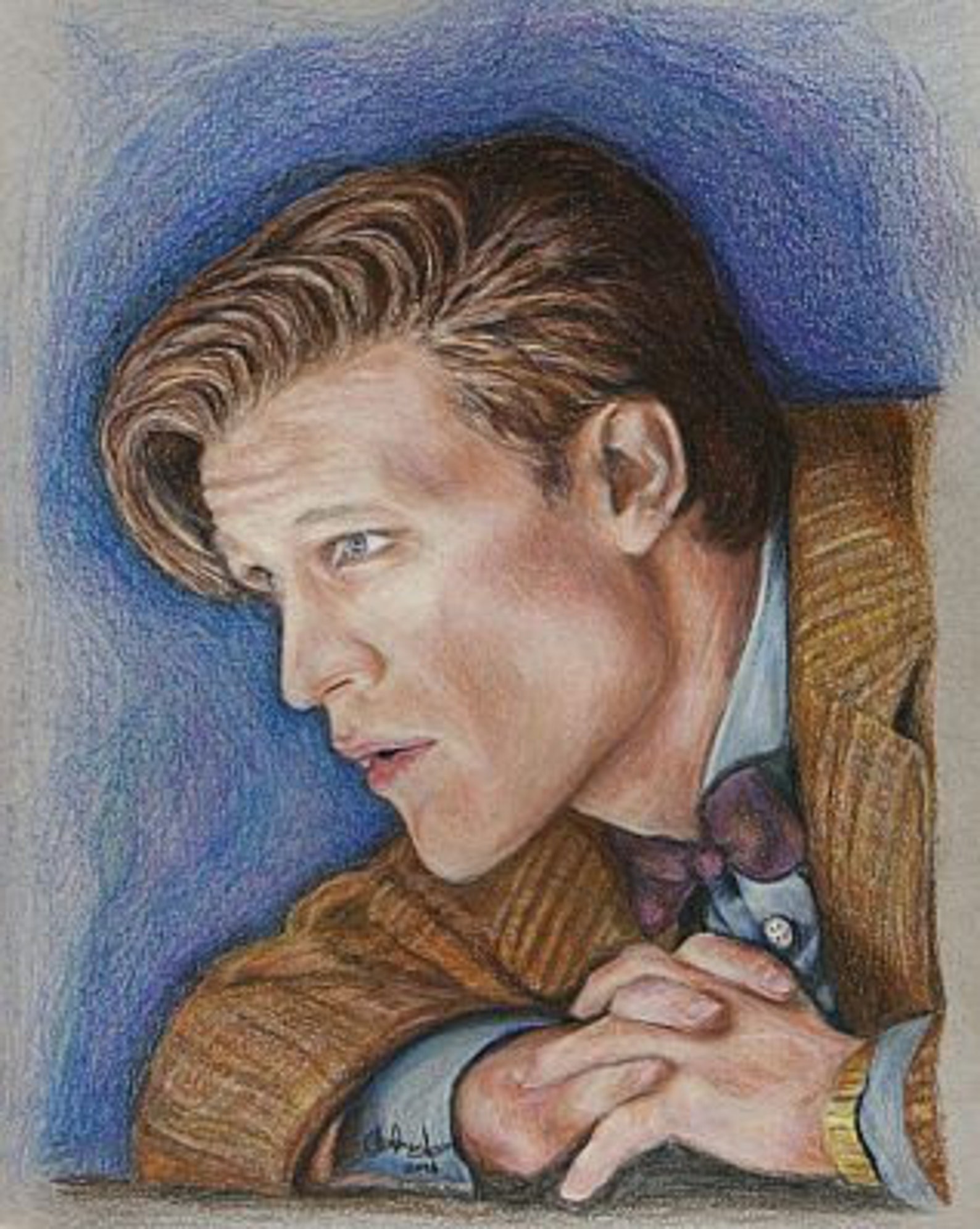 Matt Smith / Doctor Who Print of Colored Pencil Drawing - Etsy