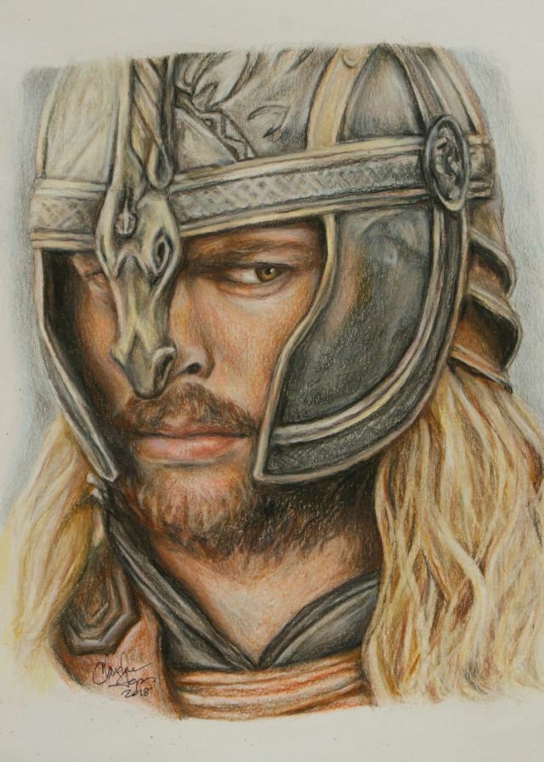 Eomer / Karl Urban Print of Colored Pencil Drawing - Etsy