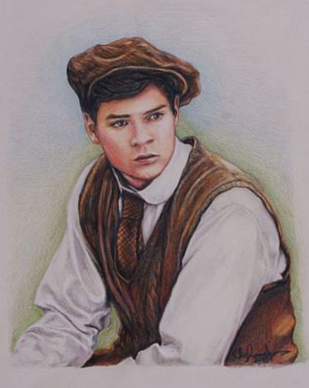 Gilbert Blythe Print of Colored Pencil Drawing - Etsy