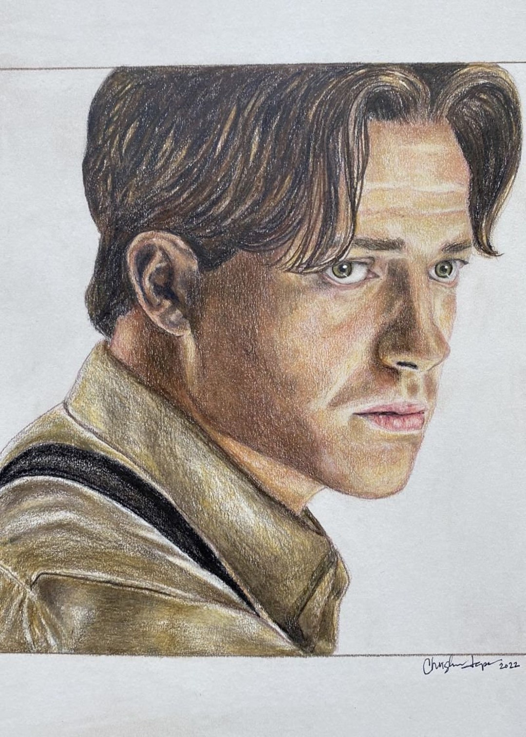 Brendan Fraser / Rick O'connell Print of Colored Pencil Drawing - Etsy
