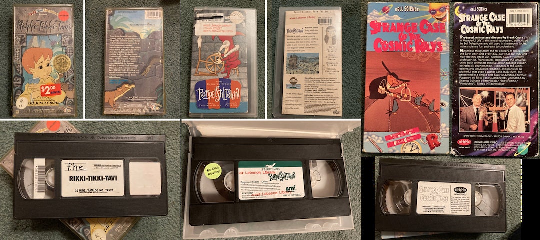 VHS Tapes for Children Disney and Other Animations Ardman - Etsy