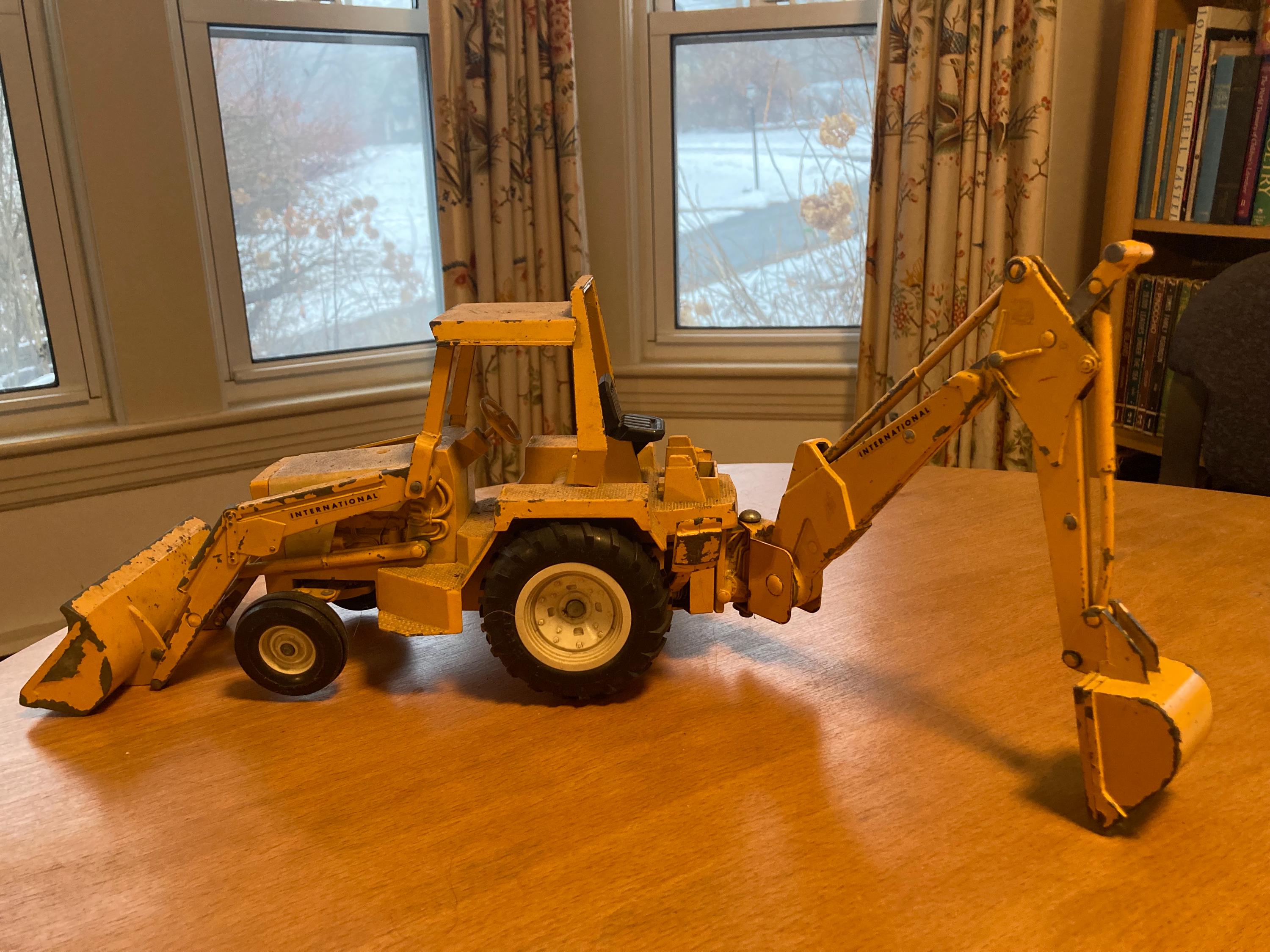 ERTL Steel and Plastic Backhoe - Etsy