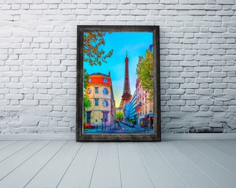 Ruby Red Cafe Paris Print Paris in Color Paris Photography | Etsy