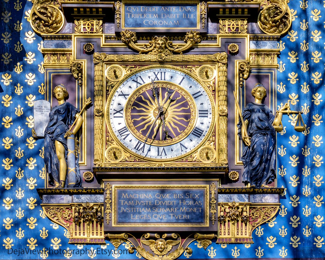 Paris Clock, Famous Paris Clock, Paris Wall Art, Clock Tower Paris ...