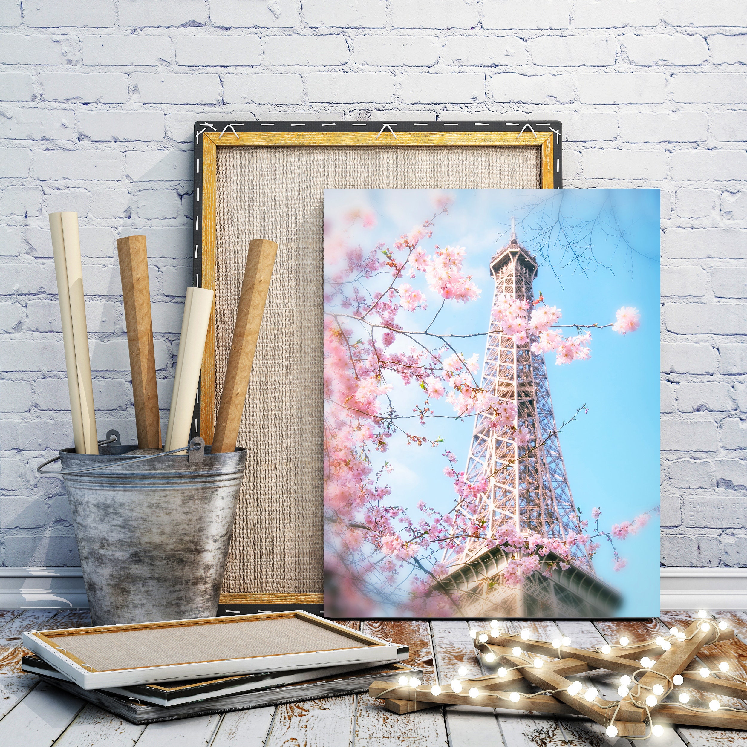 Eiffel Tower Wall Art, Paris Botanical Print, Paris Print, Eiffel Tower ...