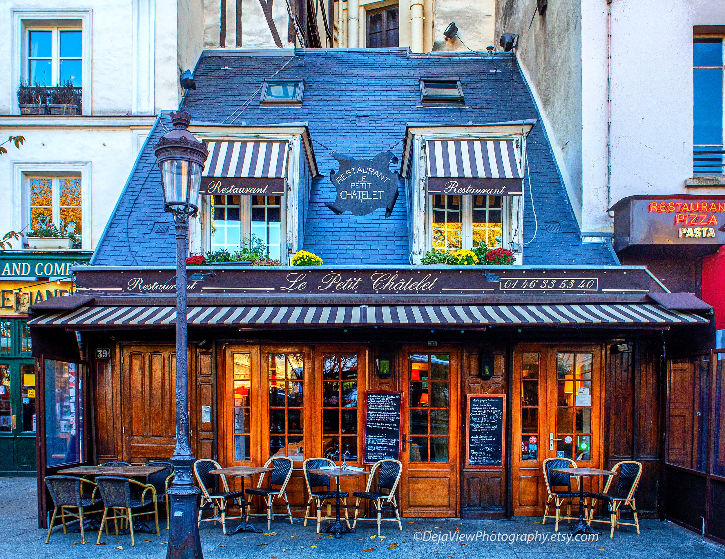 French Cafe Exterior