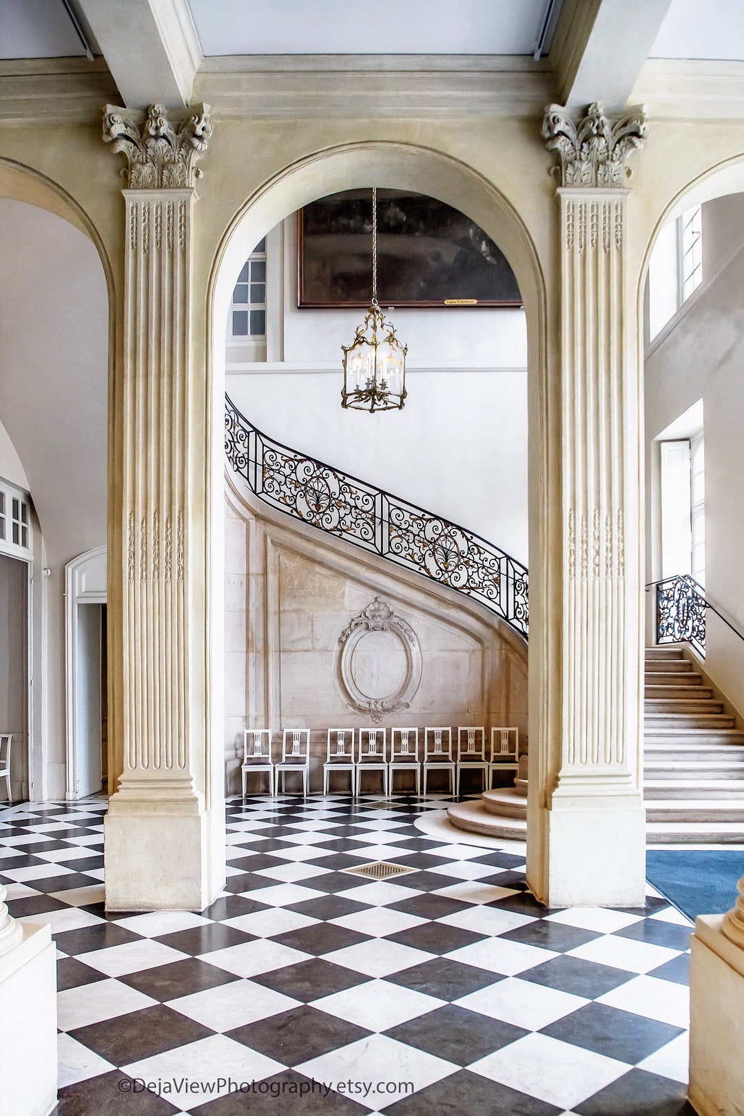 Musée Rodin Stairs, Paris Photography, French Architecture, Living Room ...