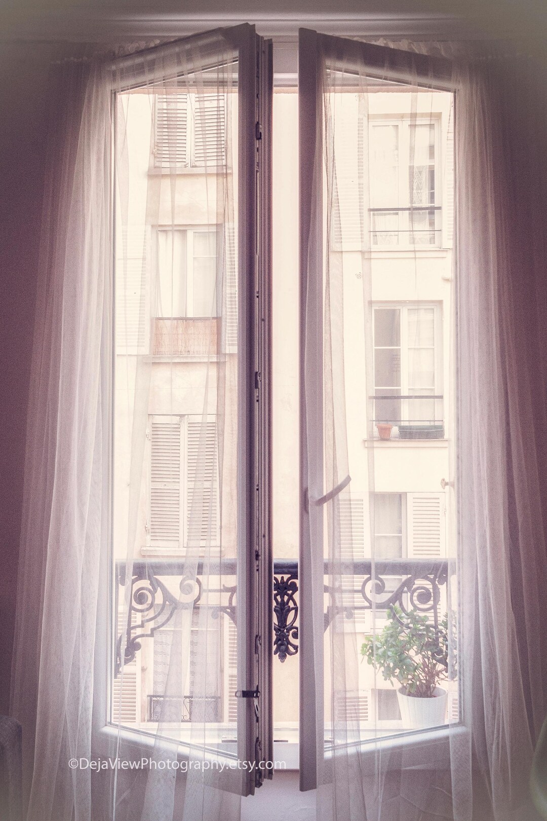 Paris Window Photography Print: French Decor Wall Art - Etsy