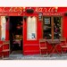 Ruby Red Cafe Paris Print Paris in Color Paris Photography - Etsy