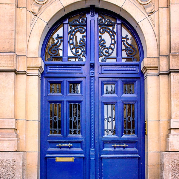 Paris Blue Doors - Etsy