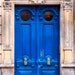 Blue Paris Doors Art Prints: French Wall Decor, Set of 4 - Etsy