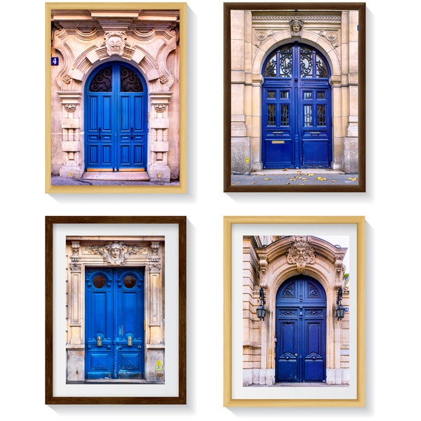 Paris Blue Doors - Etsy