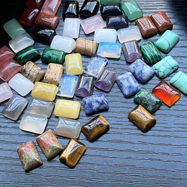 Rectangle Crystal - Etsy