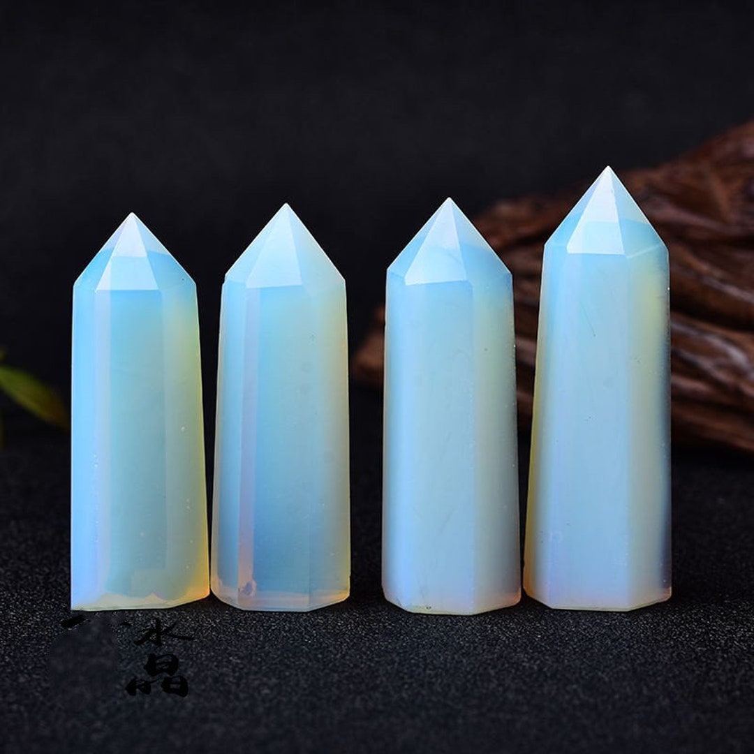 Opalite Tower Obelisk Crystal Tower Point - Etsy
