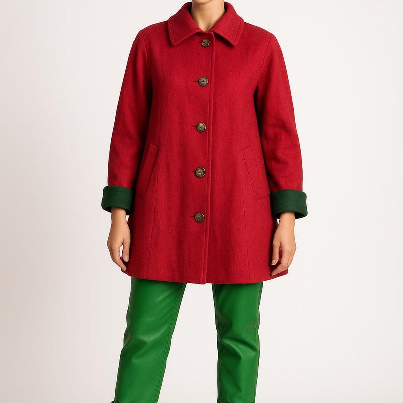 60s alpaca mantel - Etsy.de