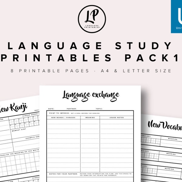 LanguagePrintables - Etsy