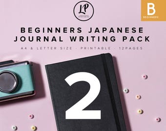 Japanese Journal Writing Beginners to Advanced Bundle 2 - Etsy