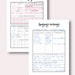 Language Study Printables Pack 1 - Etsy