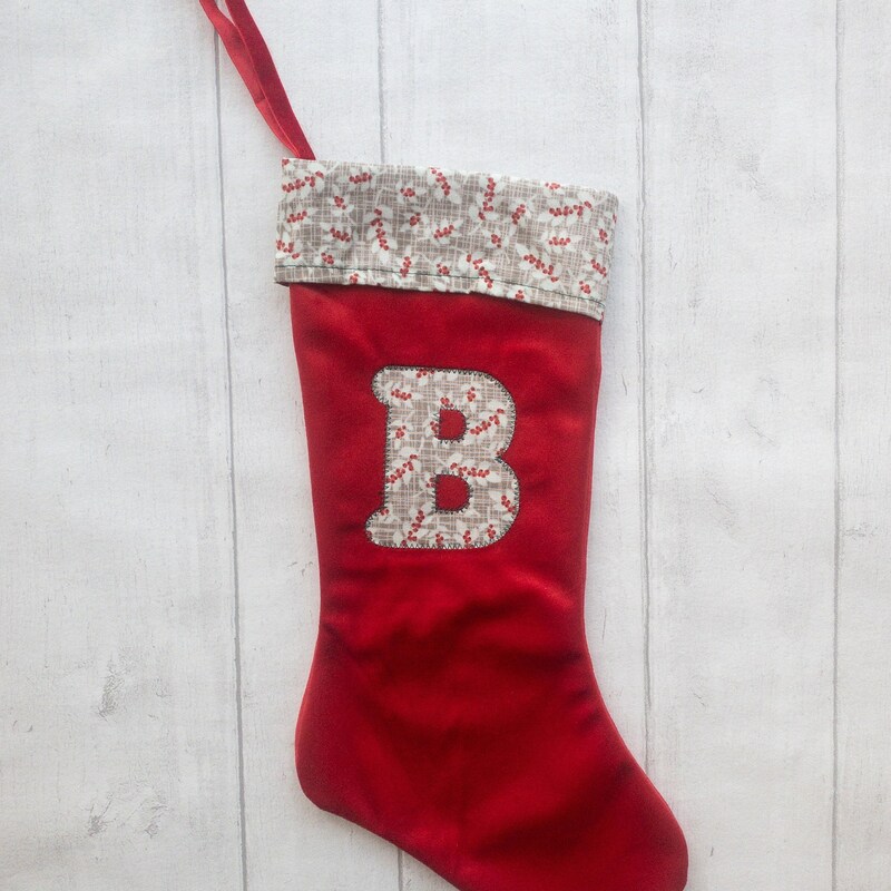 Stocking Initial - Etsy