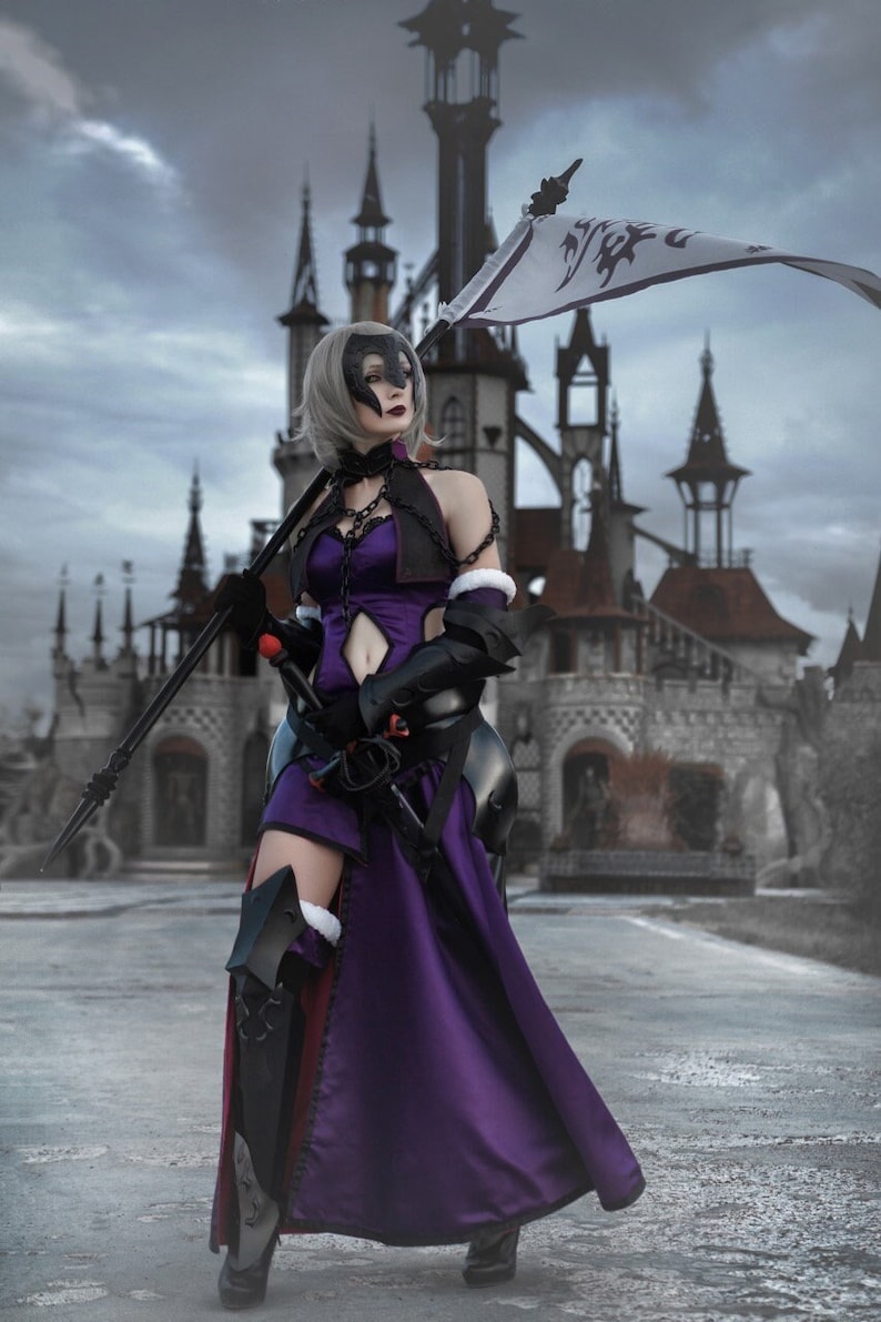 Fate Grand Order Jeanne D'arc Alter Cosplay Costume Sword Flag - Etsy