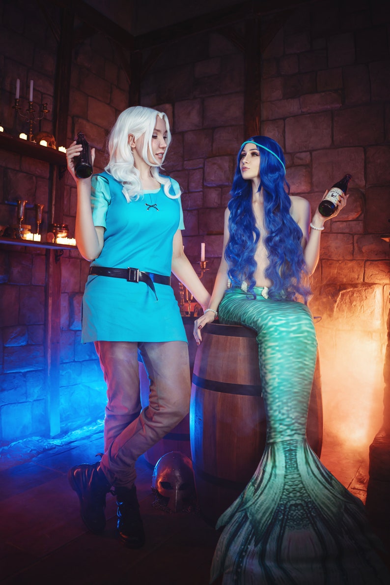 Mermaid Tail Cosplay Costume Inspired by Disenchanted Mora - Etsy