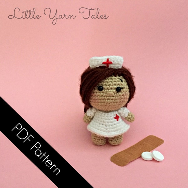 Crochet Nurse Doll Pattern - Etsy