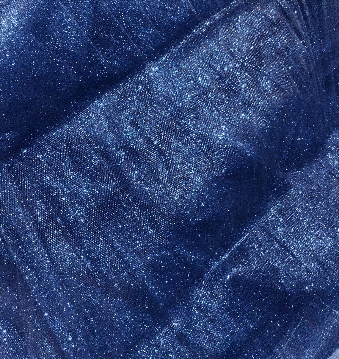 54 W Standard Royal Navy Blue Glitter Sparkle Stretch - Etsy