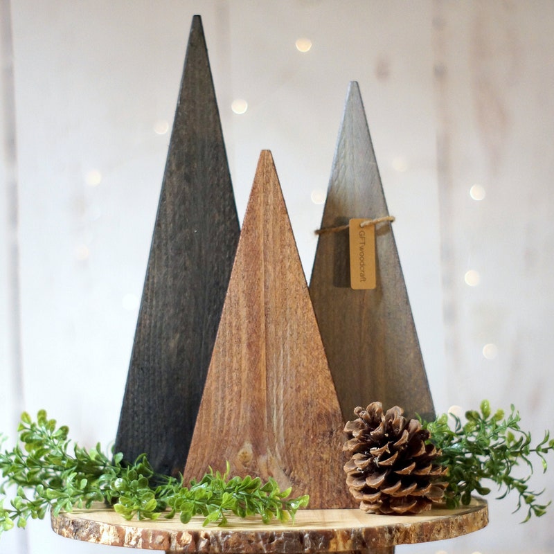 Wooden Tree Decor - Etsy