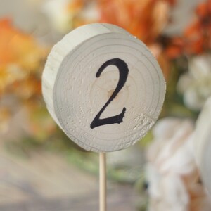 Log Slice Table Numbers, Rustic Wedding, Wooden Numbers, Boho Woodland ...