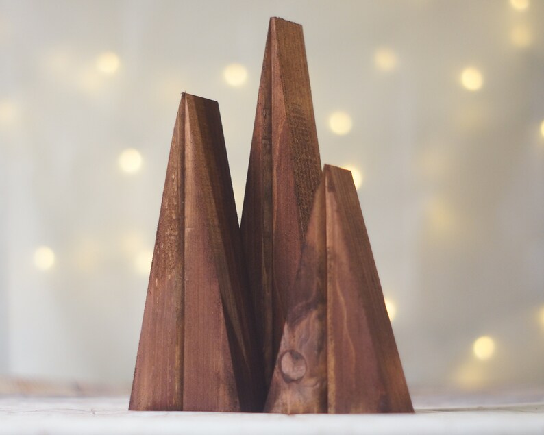 Rustic Tree Reclaimed Wood Trees, Rustic Home Decor, Wooden Tree Shelf ...