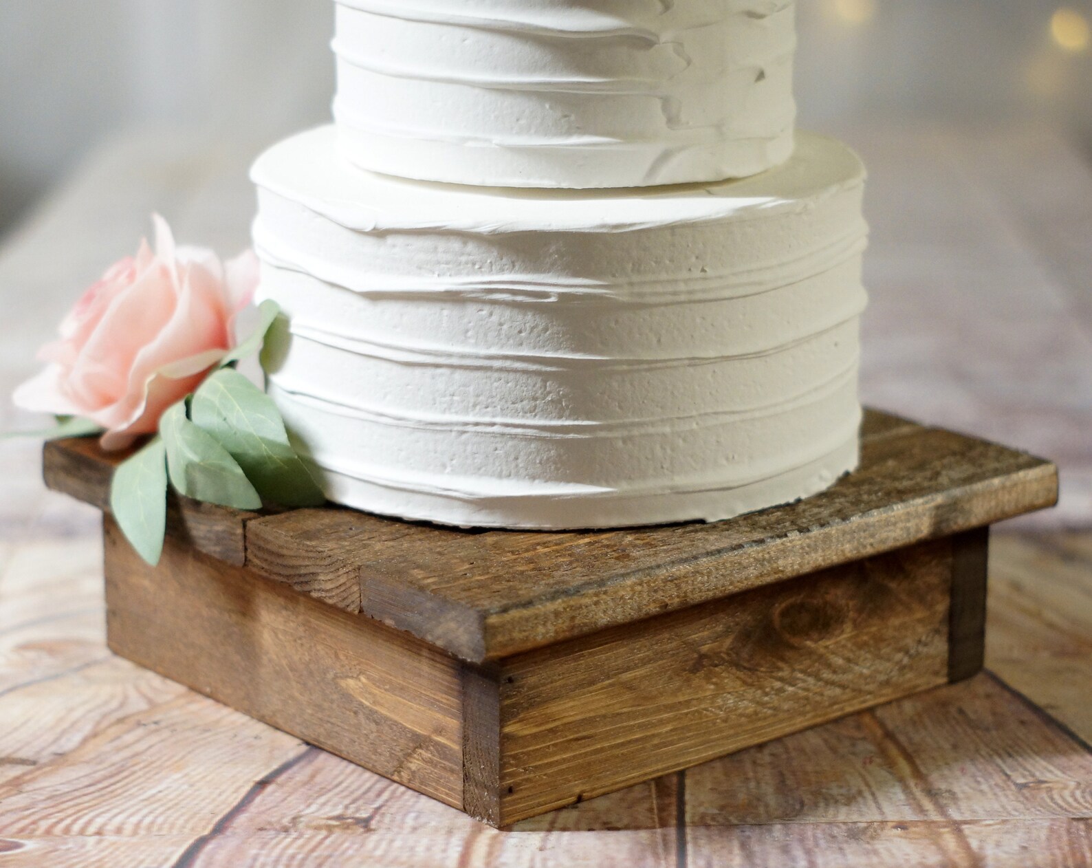 Reclaimed Wood Cake Stand, Rustic Wedding Decor, Handmade Riser - Etsy ...
