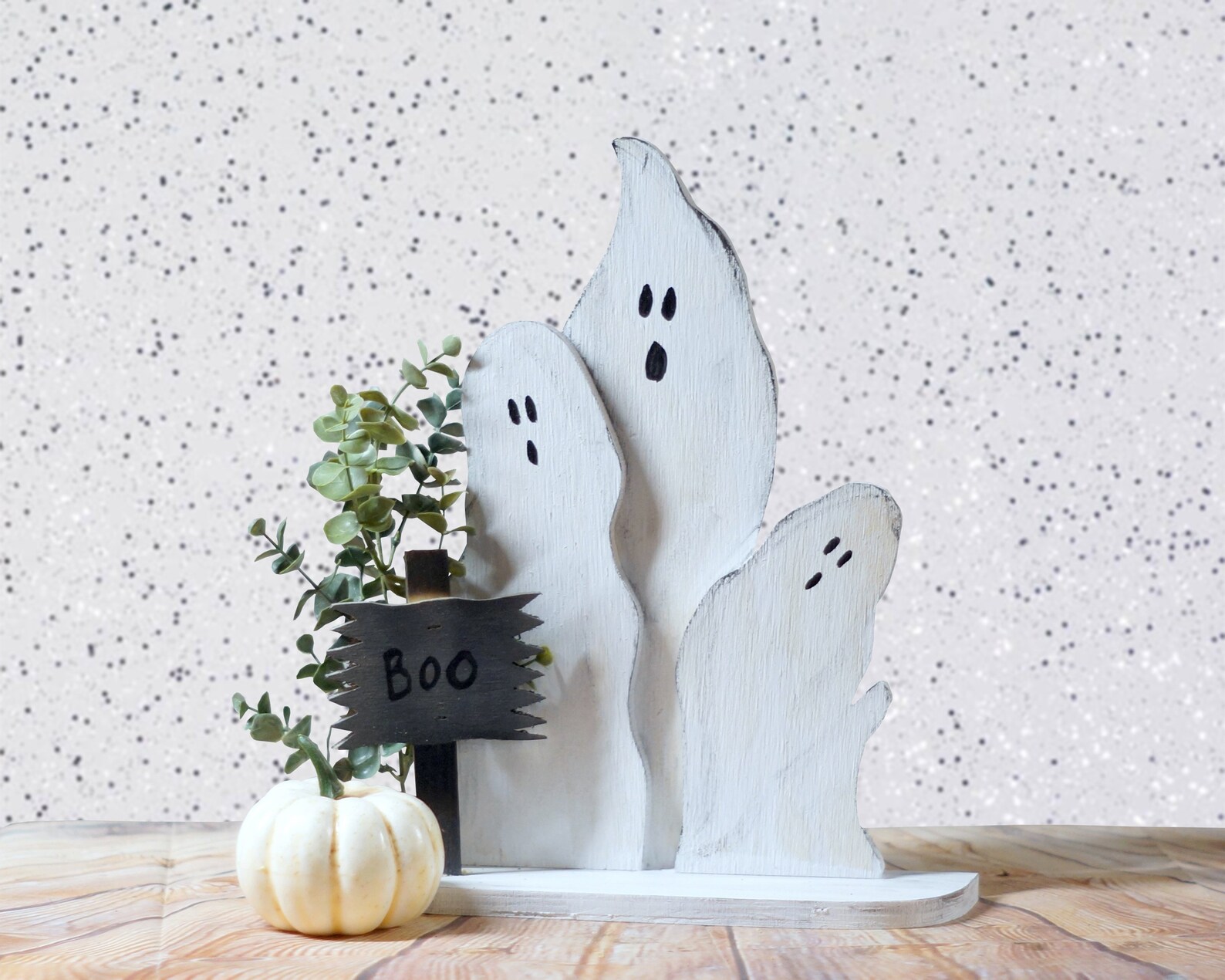 Reclaimed Wood Ghosts Rustic Halloween Decor Primitive | Etsy