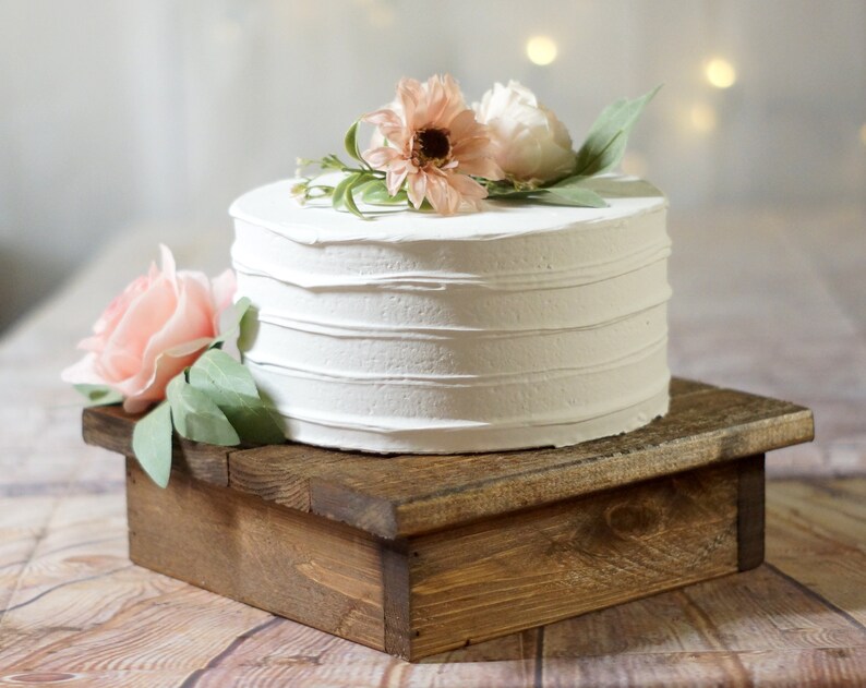 Reclaimed Wood Cake Stand, Rustic Wedding Decor, Handmade Riser - Etsy ...