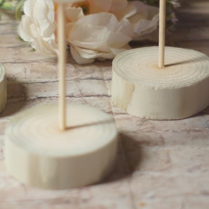 Log Slice Table Numbers, Rustic Wedding, Wooden Numbers, Boho Woodland ...