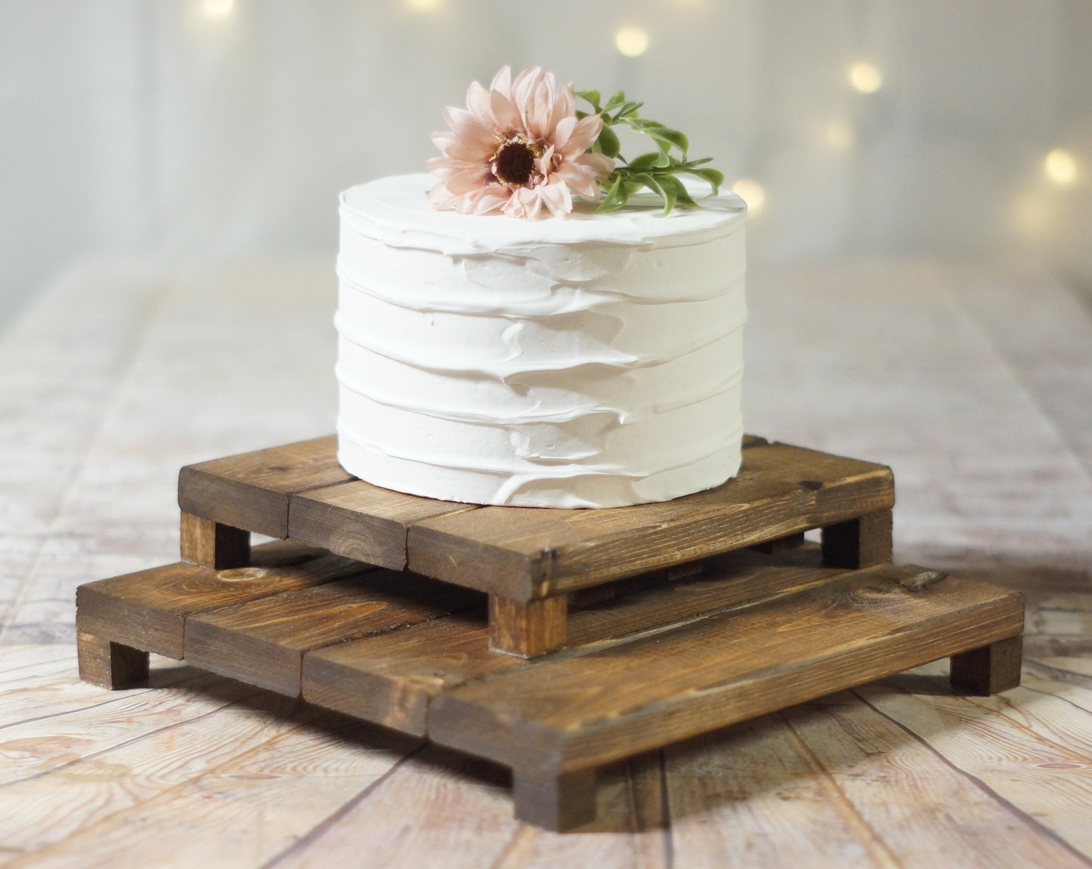 Set of Wood Cake Stands, Rustic Wedding Table Decor, Wood Cake Riser ...