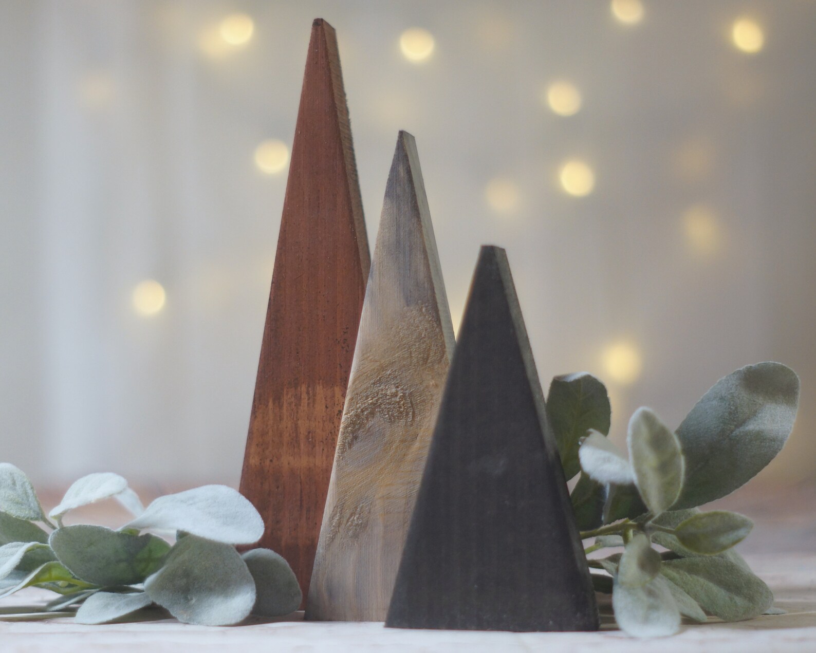 Wooden Tree Decor Rustic Christmas Decorations Farmhouse - Etsy