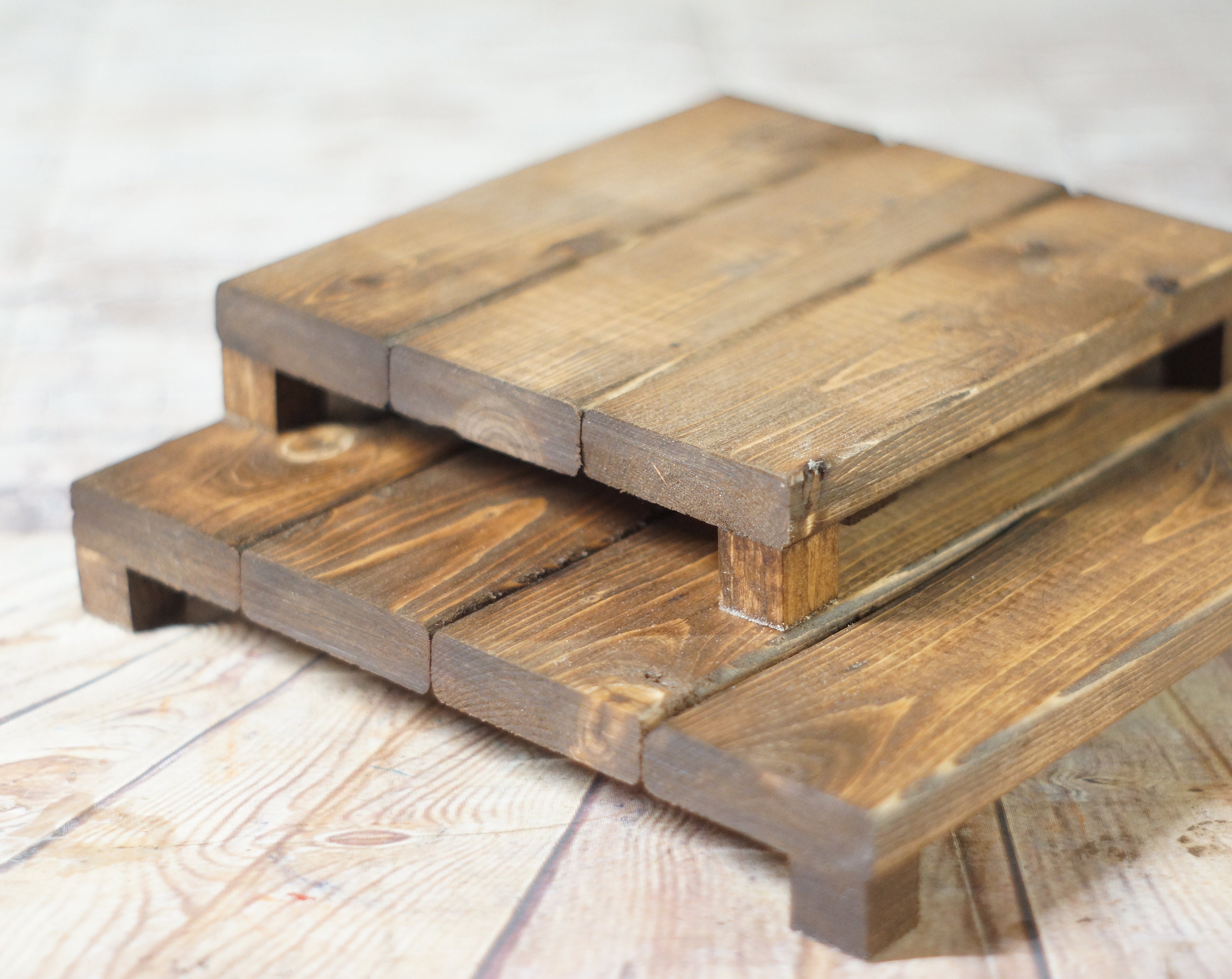 Set of Wood Cake Stands Rustic Wedding Table Decor Wood Cake | Etsy